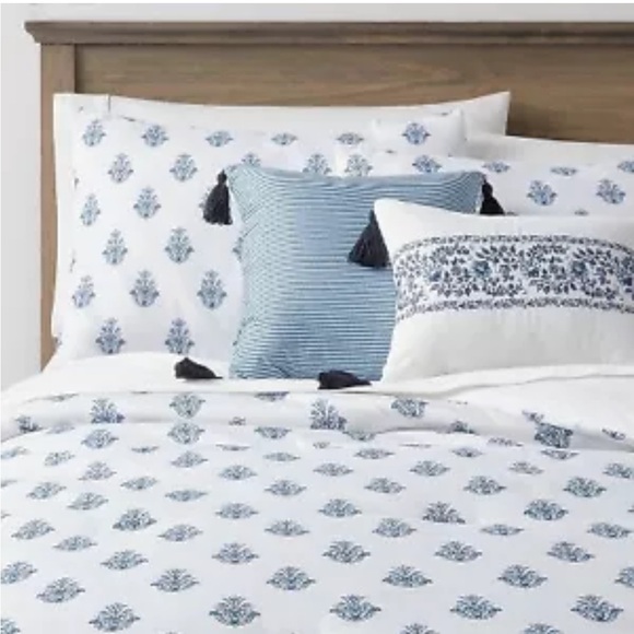 Threshold | Bedding | Threshold Fq 5 Pc Comforter Set Block Print With ...